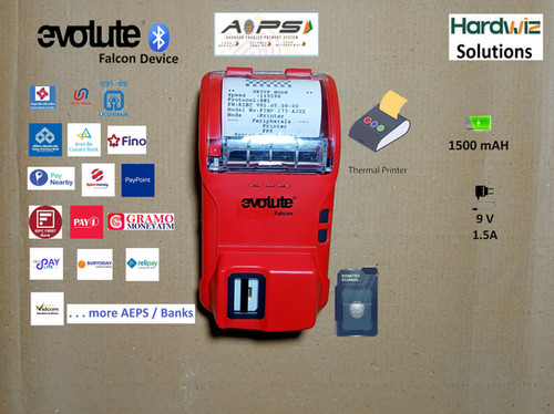 Evolute Falcon Payment Bluetooth Fingerprint Scanner Device with ...