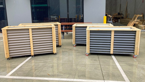 High Colorbond Garden Bed | Redgum Planter Boxes