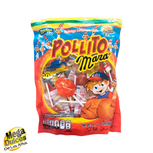 PALETA POLLITO MARA OPTIMAL | MegaDulces