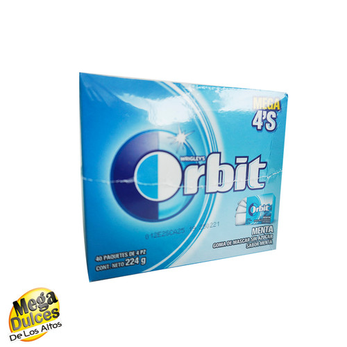 CHICLE ORBIT 4'S | MegaDulces