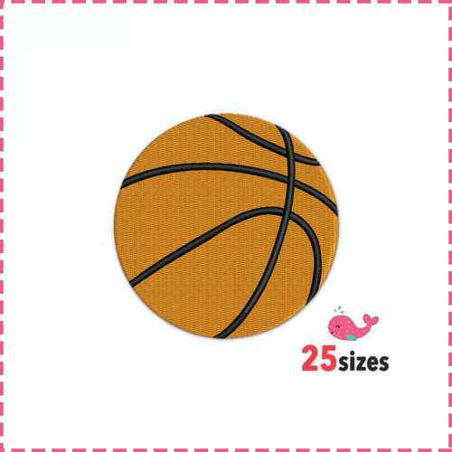Basketball Ball Embroidery Design. Machine Embroidery Design | EmbryLab