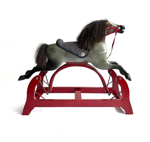 Antique Rocking Glider Horse - Whitney Reed | c+vhomemt