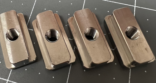 M6 titanium track nut set | Hydrofoil Wingscrews