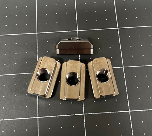 M8 titanium track nut set - 22mm | Hydrofoil Wingscrews