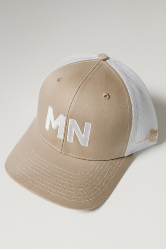 Tan MN Trucker Hat | Made In Minn