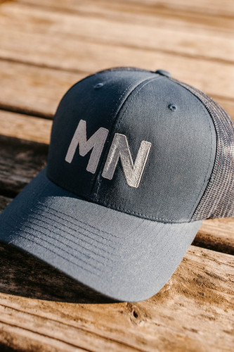 Navy MN Trucker Hat | Made In Minn