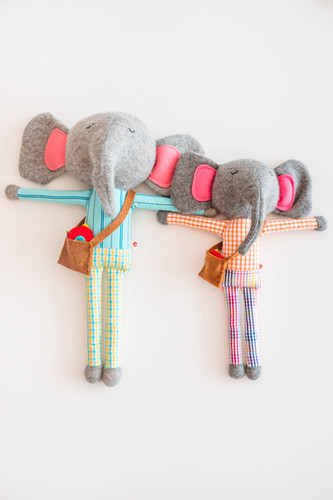 14" Elephant stuffie- Customer Favorite | Fly Little Bird
