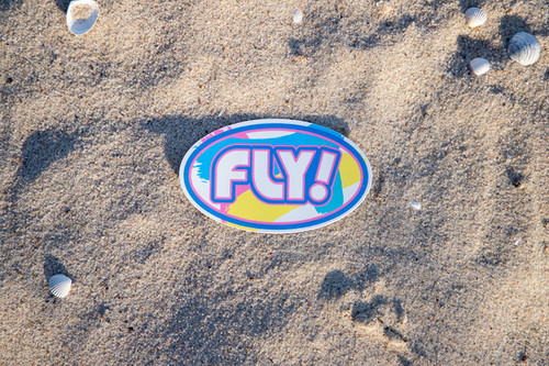 FLY.FM STICKER ROUND | VEIN Automotive
