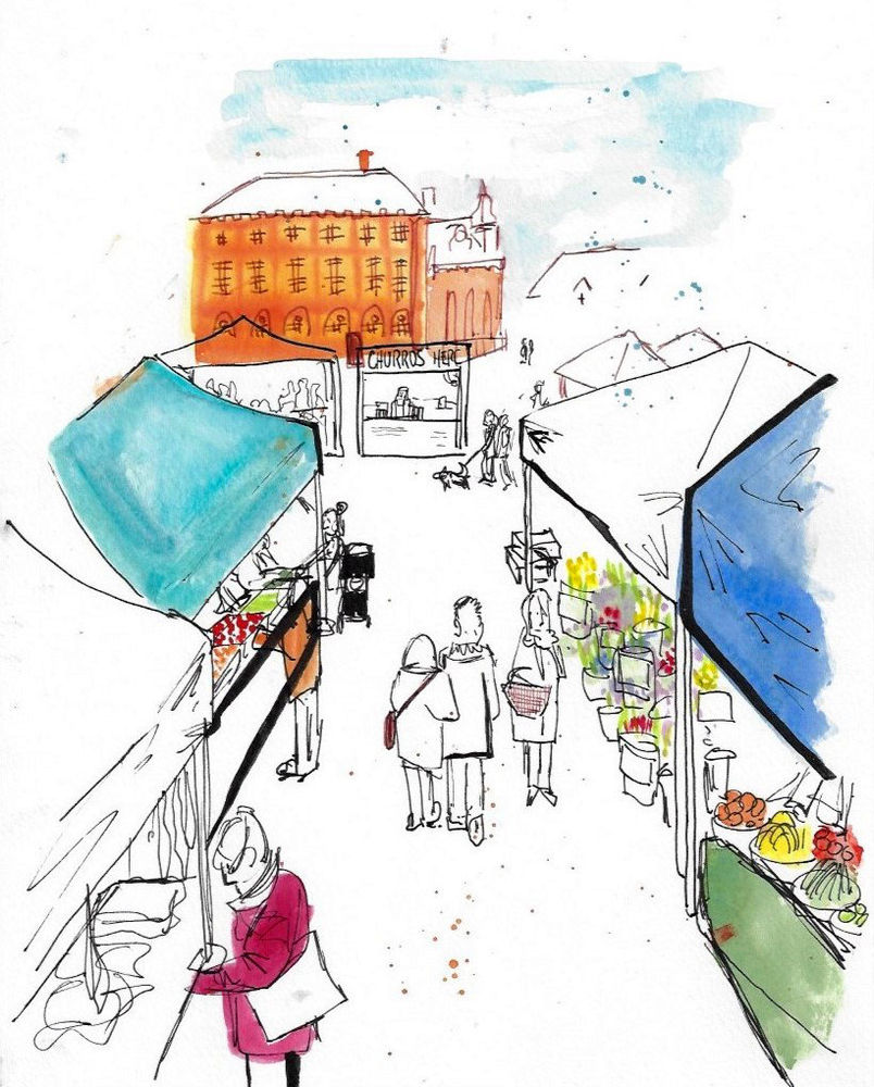 Illustration Sketchbooks - Assignment three: Illustrative people and places