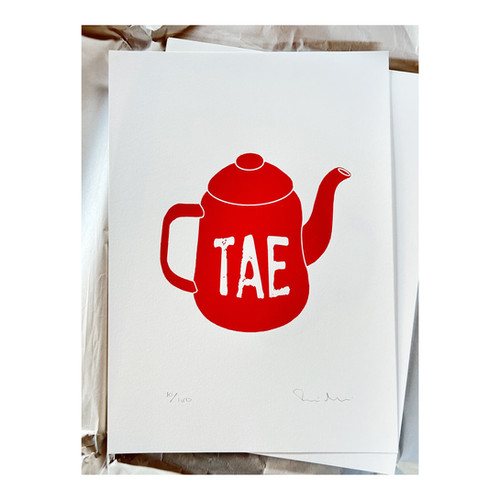 TAE Original Silkscreen Print | Placed | René Mullin