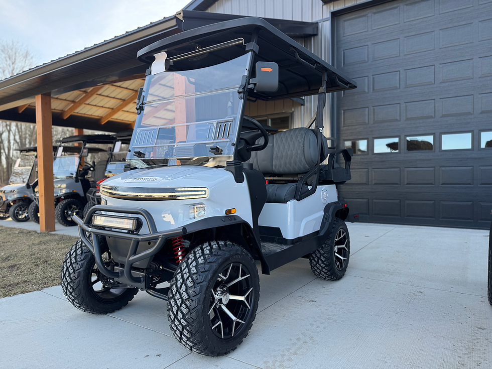 2025 Denago Nomad XL - White | Ironwood Carts