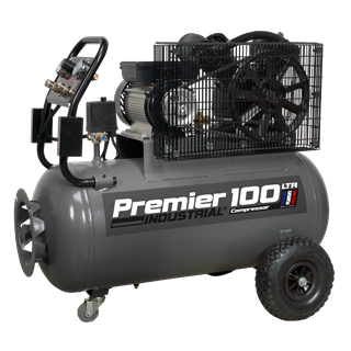 Sealey Air Compressor 100L Belt Drive | Uk Welding Supplies
