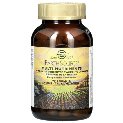 Solgar Earth Source Multi nutriments - 90 comprimés | ROSAPO