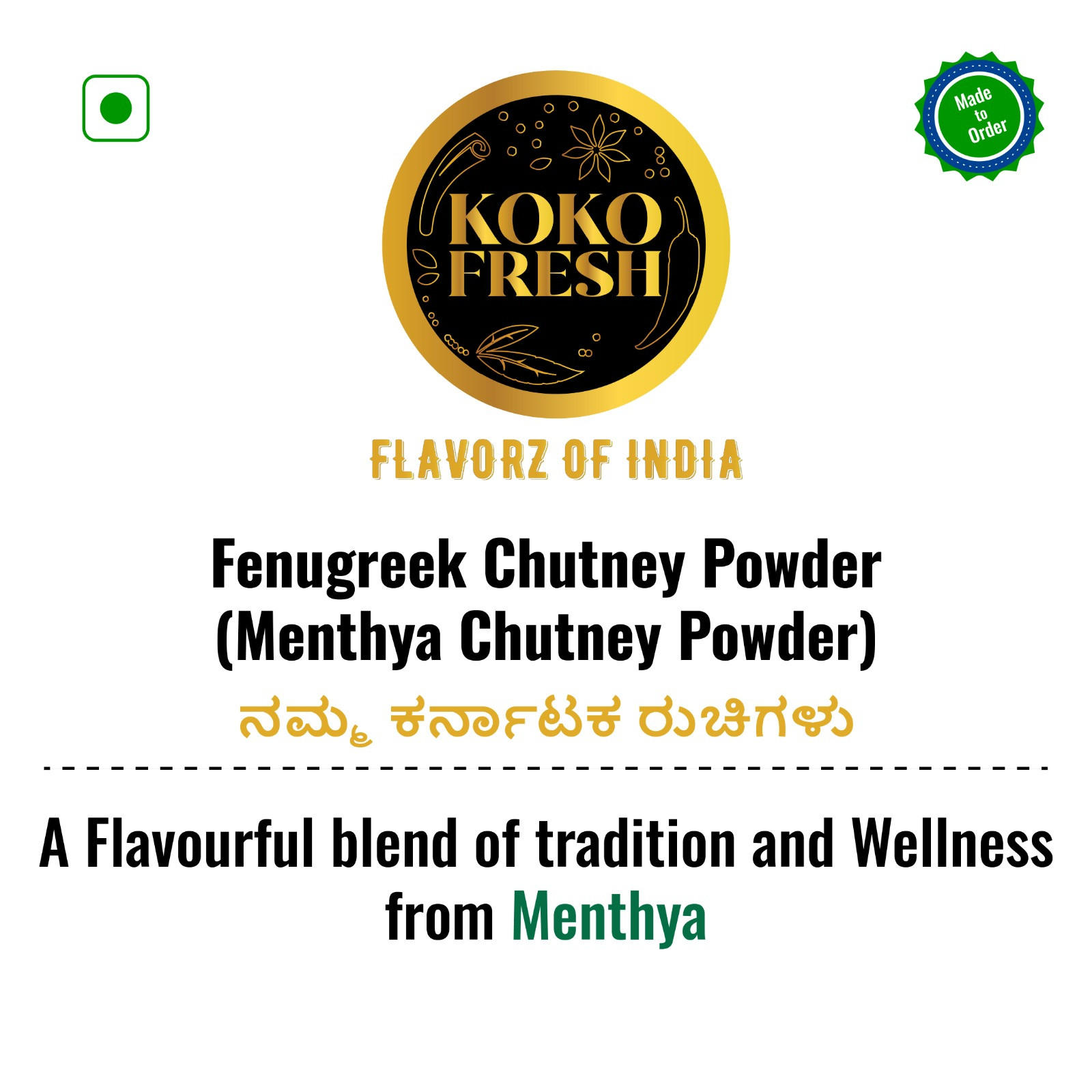 Buy Fenugreek Chutney Powder (Menthya Chutney Powder) Online | Fresh ...