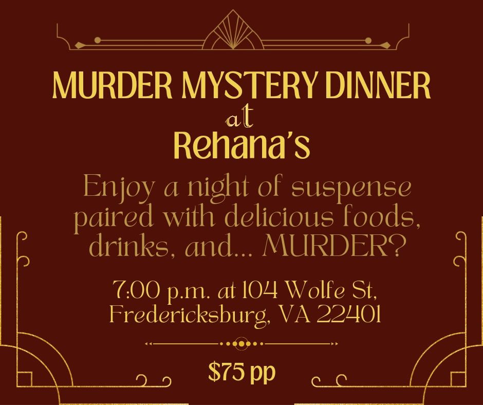 Murder Mystery Dinner | Rehanas