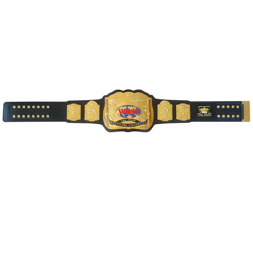 Gold Imperfect Classic Tag Belt w/ Tooled Strap | Fandu Belts