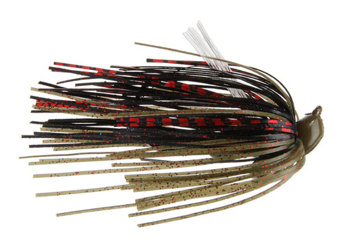 Evo II Heavy Cover Jig - Green Pumpkin Red Flake | megastrike-store