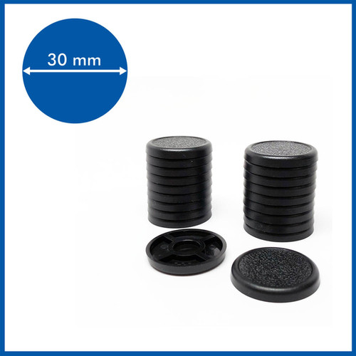Lipped - 30mm Base - 20 Pack | Cobalt Keep