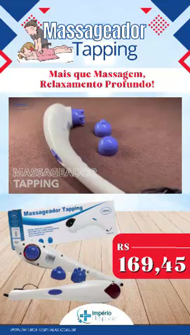Descubra o Poder do Massageador Tapping para Alívio Imediato de Dores e ...
