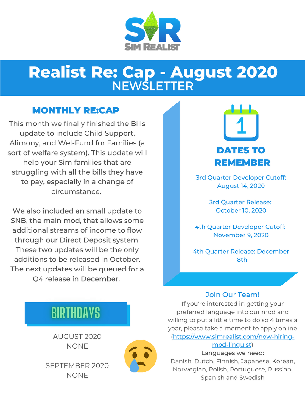 Monthly Re:Cap