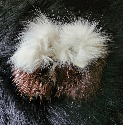 Fur Baby Booties Tanuki Coon/Beaver | houghfur