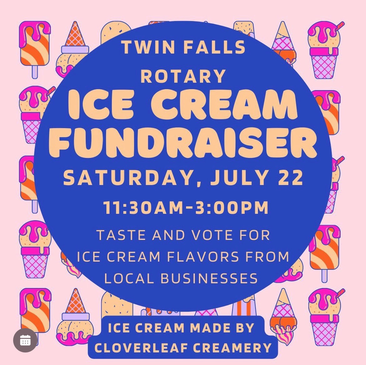 Twin Falls Rotary Ice Cream Fun Day | Cloverleaf Creamery