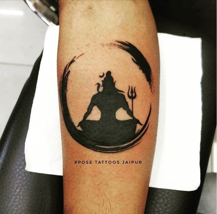 Mahadev tattoo done at xpose tattoos jaipur