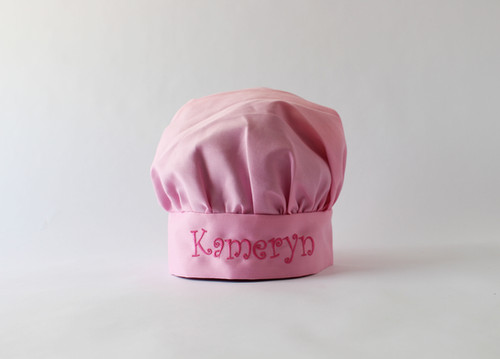 pink chef hat