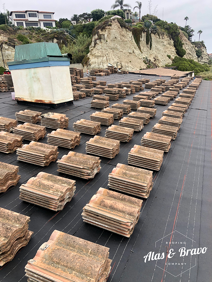 San Clemente Tile Relay Installation