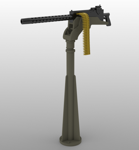 Jeep MG Mount Set - M25 - Pedestal | Battleground Models