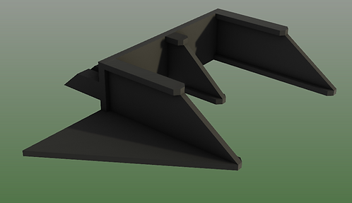 Culin Hedgerow Cutter for M4 Sherman Tank - Type 4 - Partial Blade ...