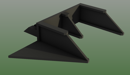 Culin Hedgerow Cutter for M4 Sherman Tank - Type 4 - Partial Blade ...