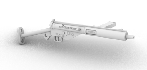 Sten Mark 3 Submachine Gun - T Stock | Battleground Models