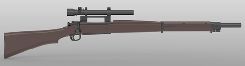 Springfield Rifle - M1903A4 - Sniper - M73 Weaver Scope - Scant Stock ...