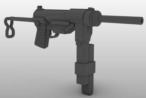 M3 Grease Gun - Jungle Style - Submachine Gun Set | Battleground Models