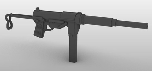 M3 Grease Gun - OSS - Suppressed - Set | Battleground Models