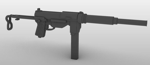 M3A1 Grease Gun - OSS - Suppressed - Set | Battleground Models