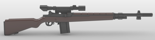 M-14 Sniper Rifle M84 Scope | Battleground Models