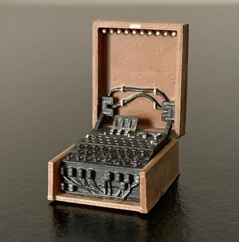 Enigma I Wehrmacht with 3 spool Cipher | Battleground Models