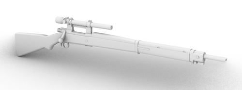 Springfield Rifle - M1903A4 - Sniper - M73 Weaver Scope - Scant Stock ...