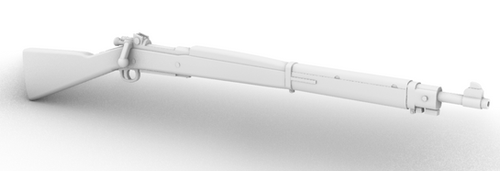 Springfield Rifle - M1903A3 - Straight Stock - Peep Sights ...