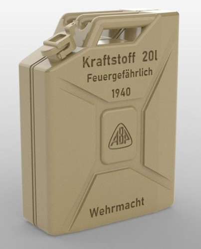 German Wehrmachtskanister - Jerry Can - Mid-War - Gas | Battleground Models