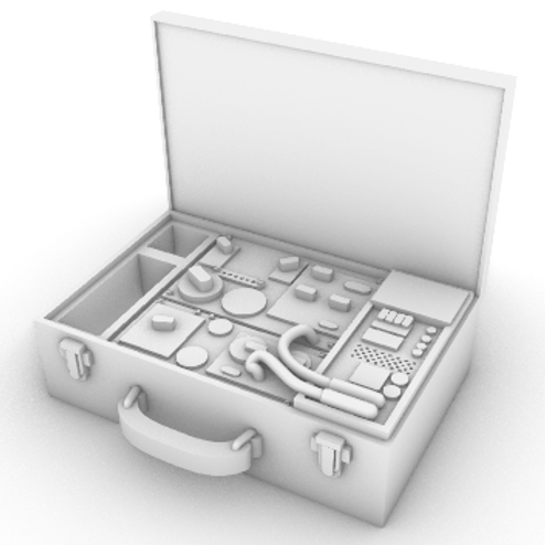 Resistance B2 SOE Spy Radio Briefcase Set | Battleground Models