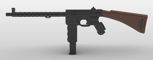MAT-49/54 Submachine Gun - Police version | Battleground Models