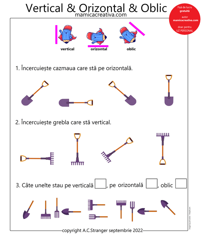 Vertical & Orizontal & Oblic