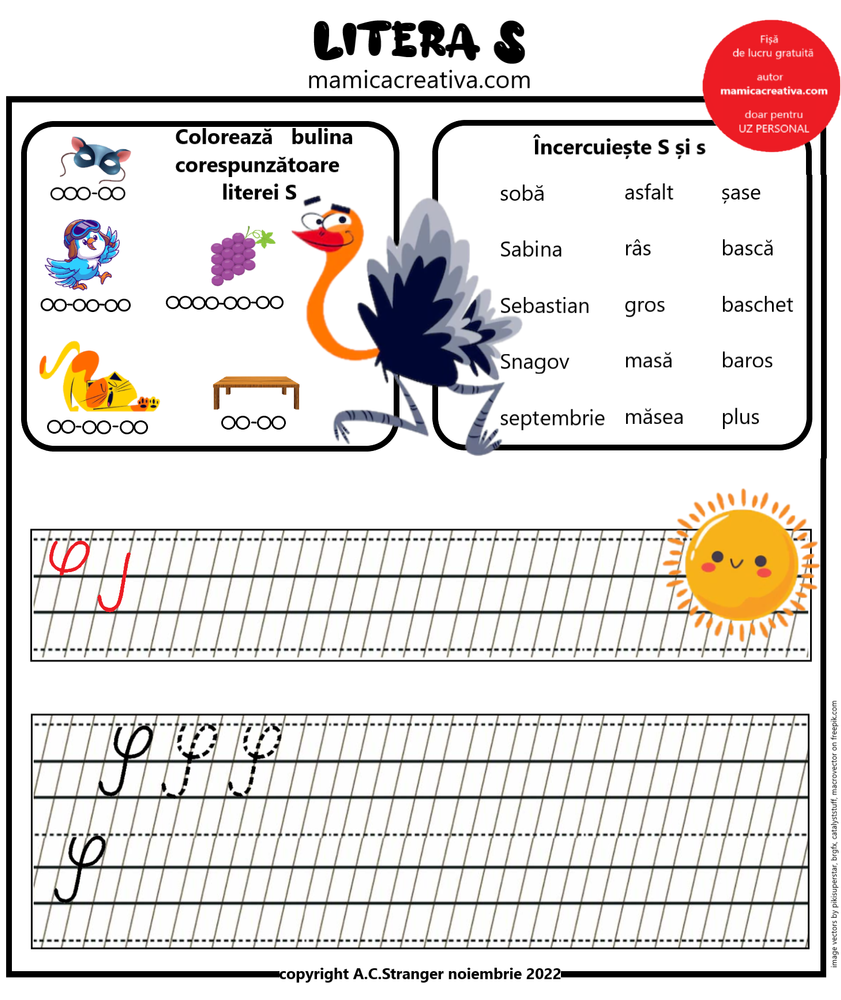 S si s (litere de mana)