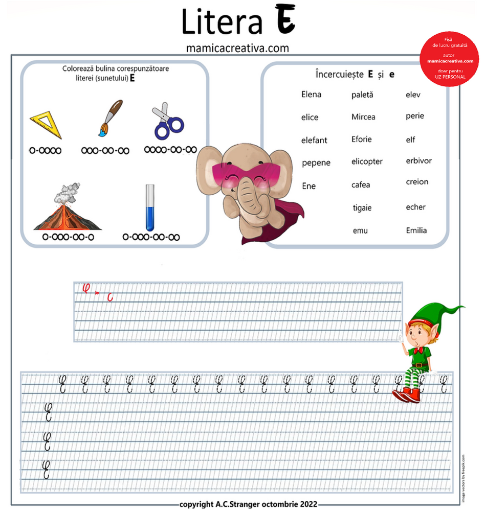 E si e (litere de mana)