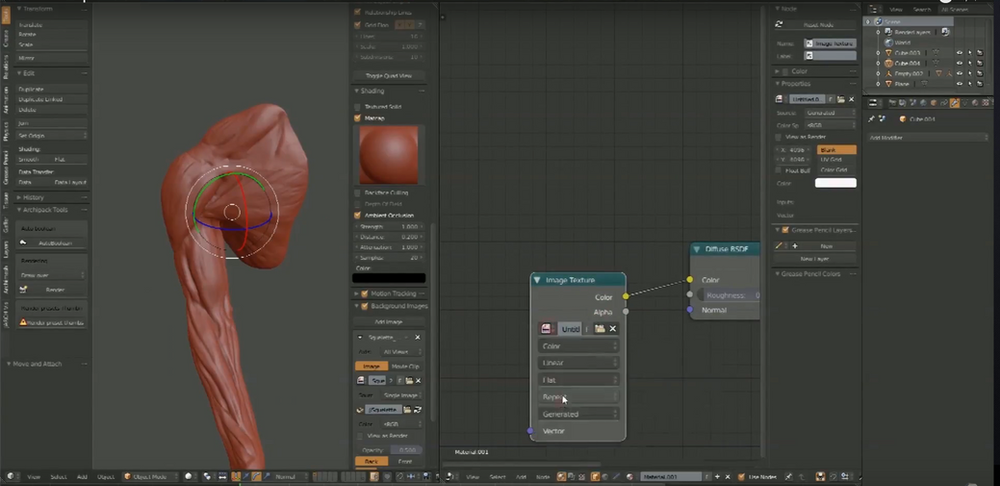 How to sculpt an ARM in Blender[ENG]