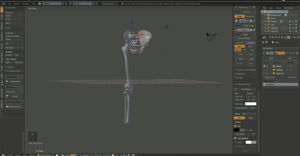 How to sculpt a LEG in Blender| [ENG]