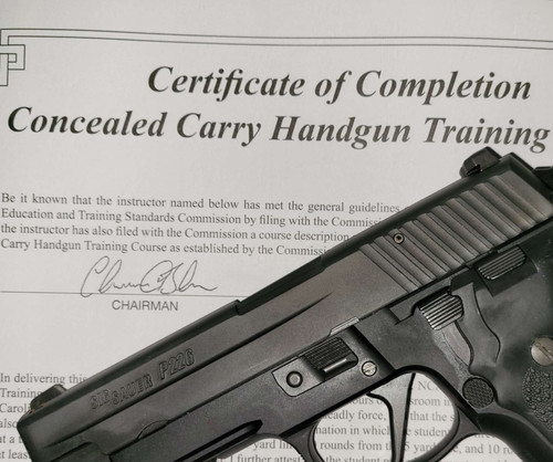 Concealed Carry Class gift certificate | Carolina Firearms